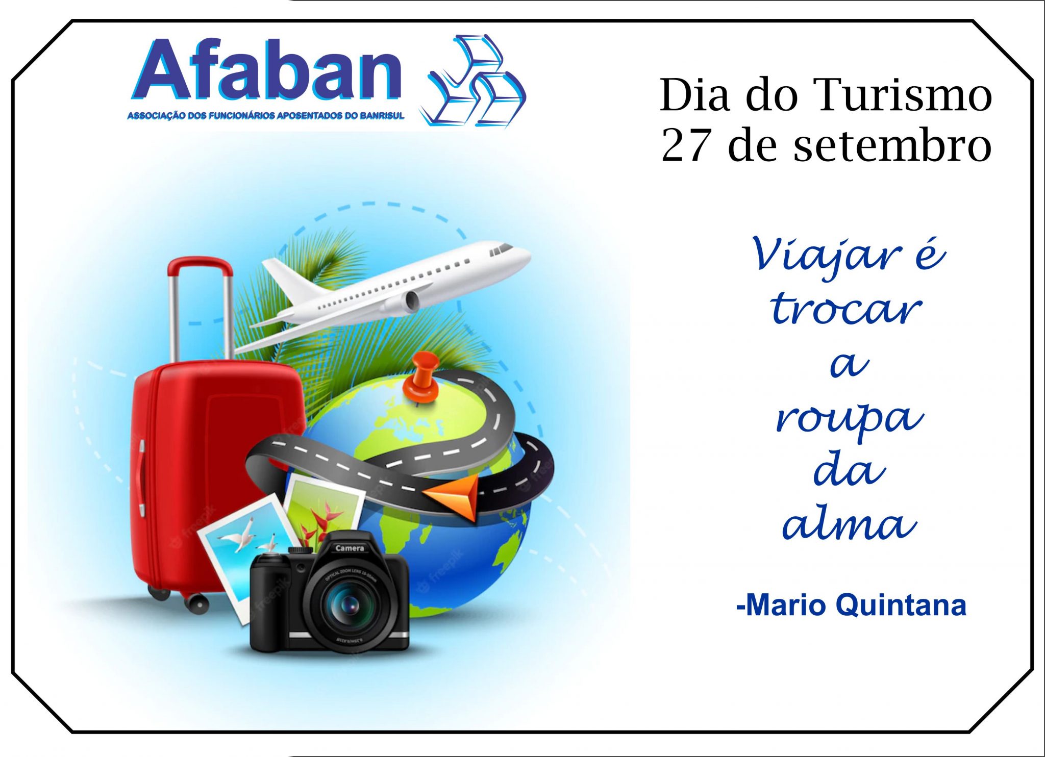 Dia do Turismo- 27 de Setembro – Afaban – Associação dos Funcionários ...