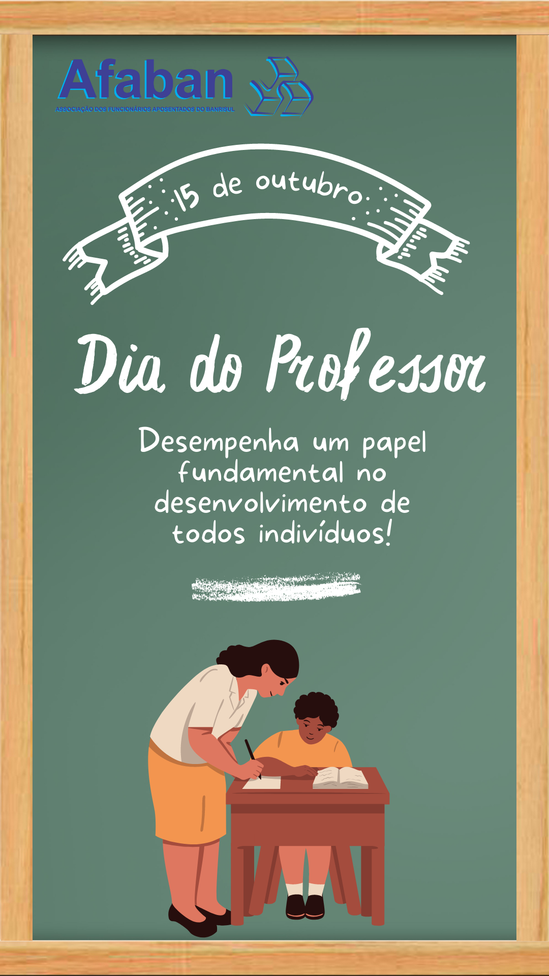 15 de Outubro- Dia Do Professor – Afaban – Associação dos Funcionários ...